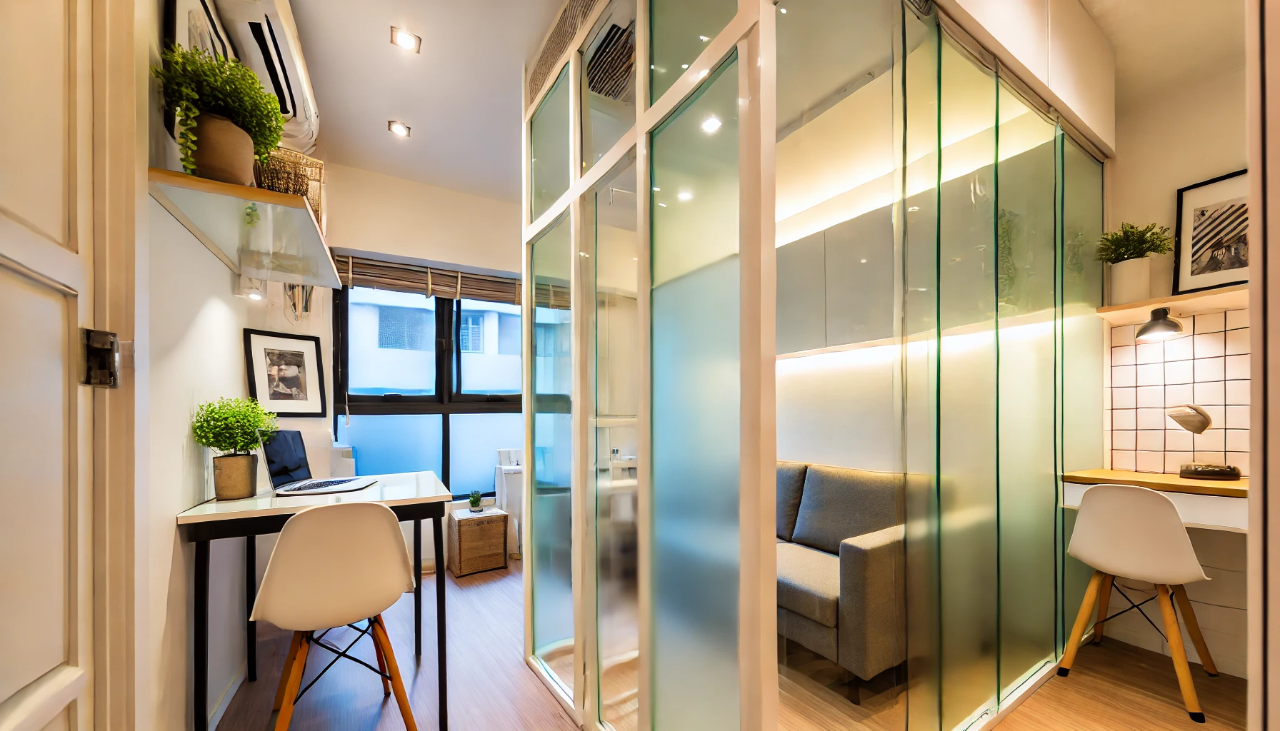 The Benefits Of Using Glass Room Dividers In Small Spaces | The House ...